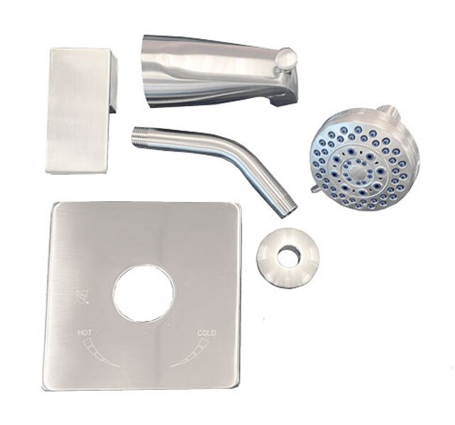 Polished Chrome Tub/Shower Trim Kit | Vima Decor